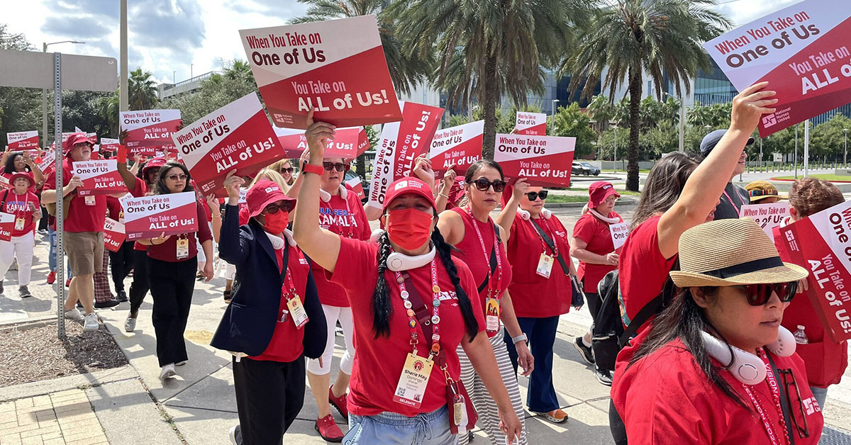 Hundreds of Nurses Rally at UMC for Safe Staffing and Violence ...