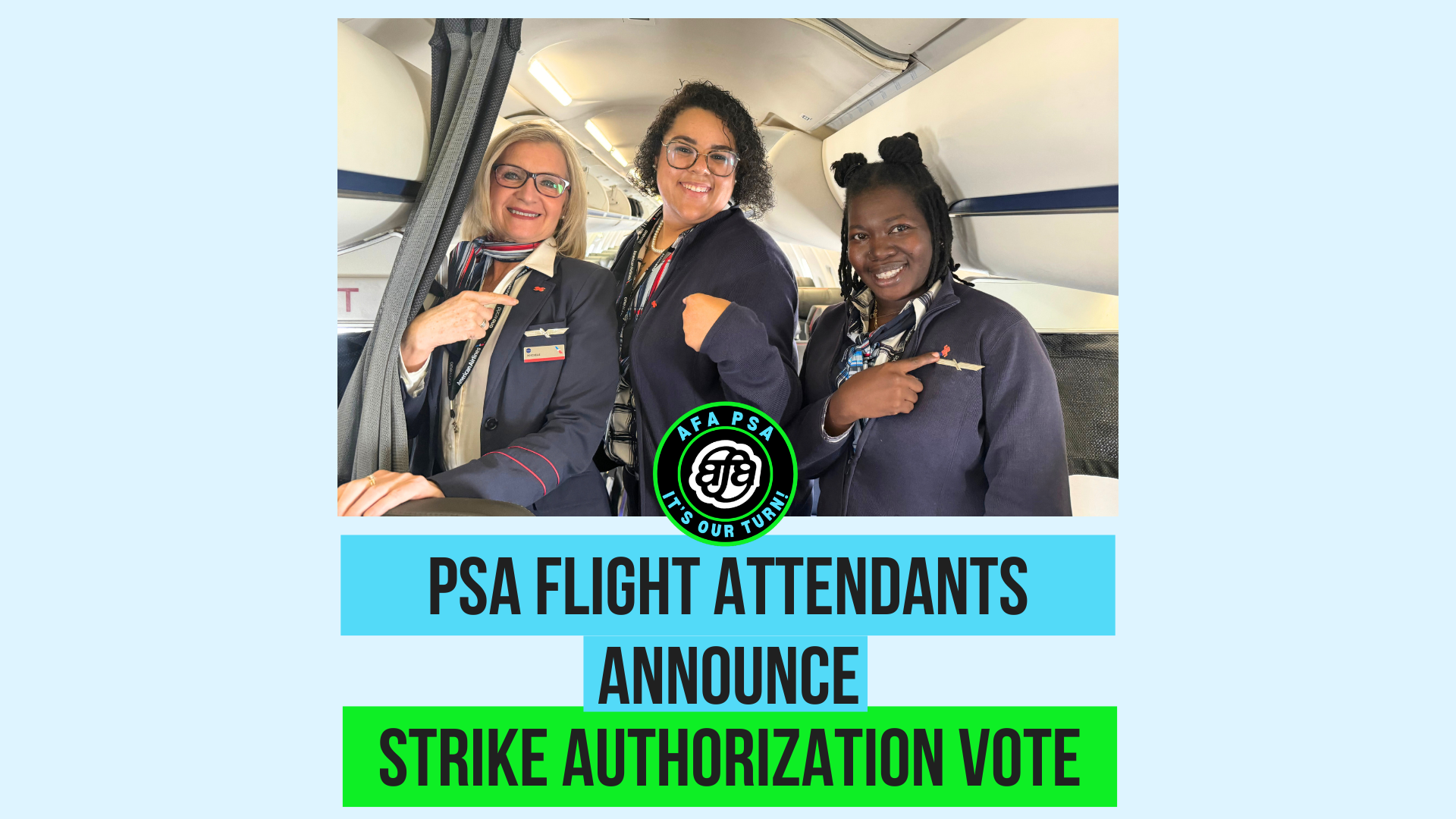 PSA Flight Attendants Set to Vote on Strike Amid Contract Dispute - USA ...