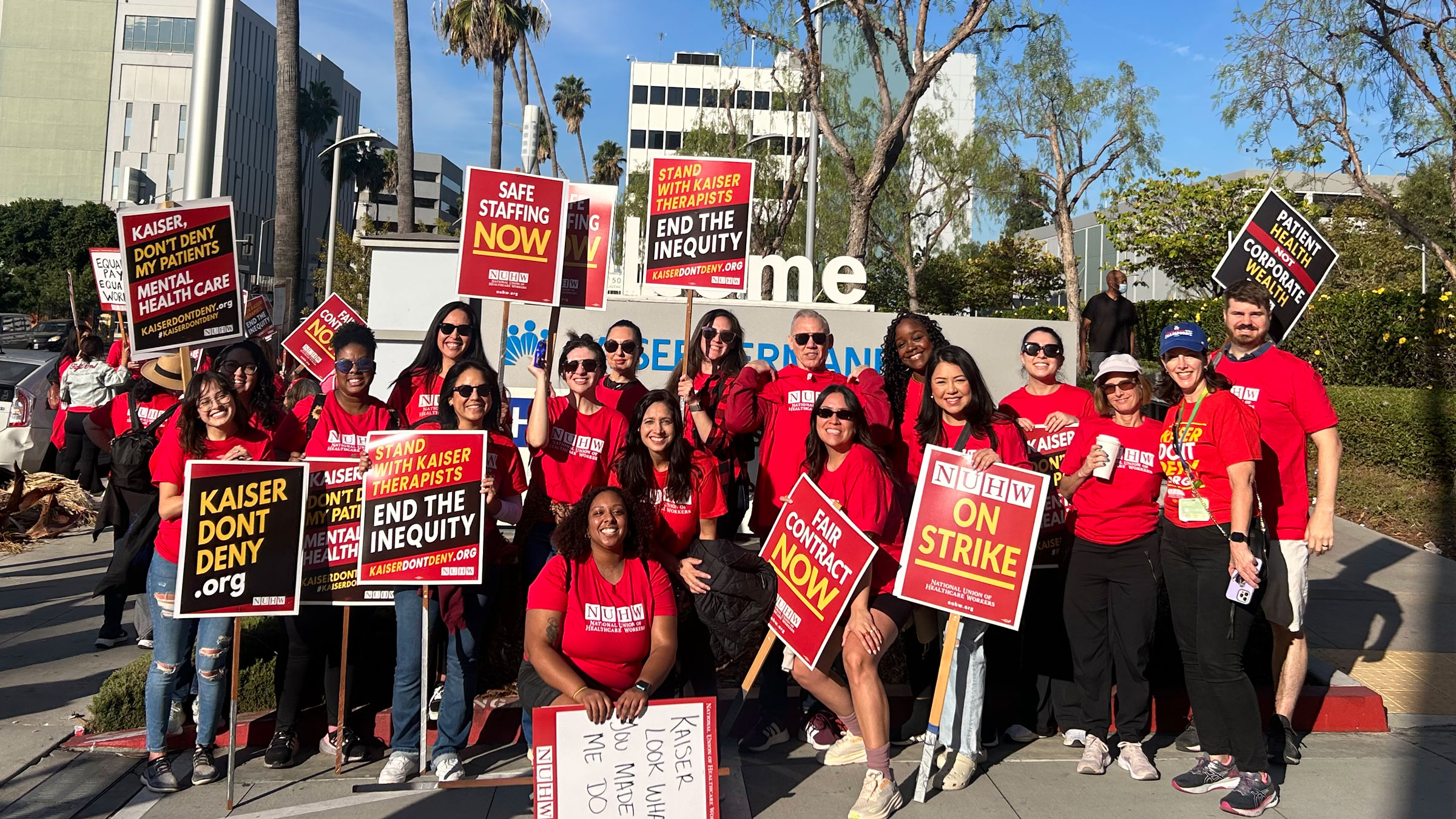 NUHW Members Launch Strike at Kaiser for Better Mental Health Care ...