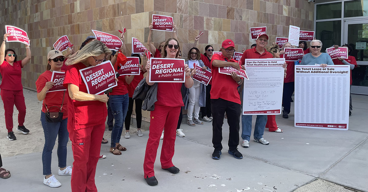 Nurses oppose Measure AA, criticize Tenet's hospital management issues ...