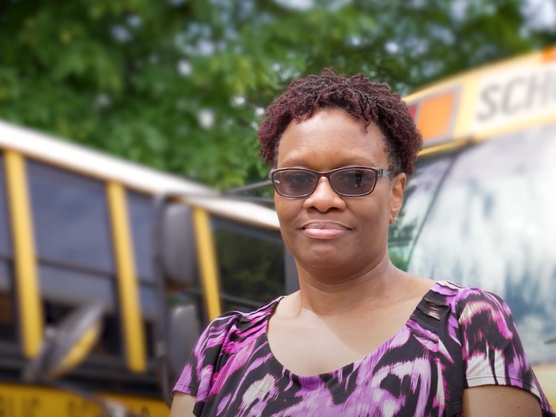 Baltimore school bus attendant earns award for her dedication and care ...