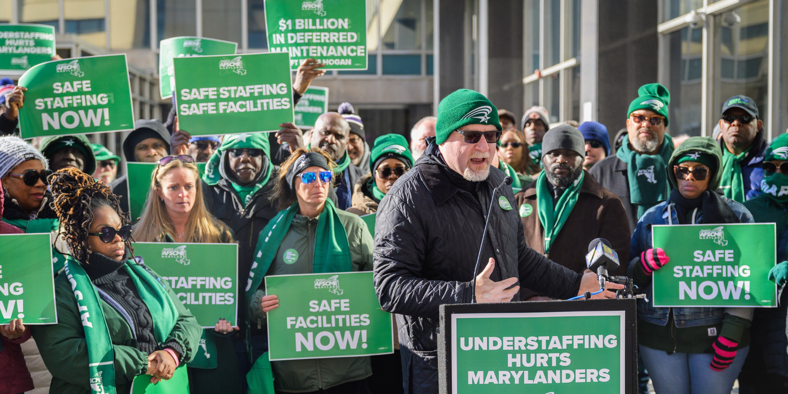Maryland State Workers Rally for Better Staffing and Facility Upgrades ...