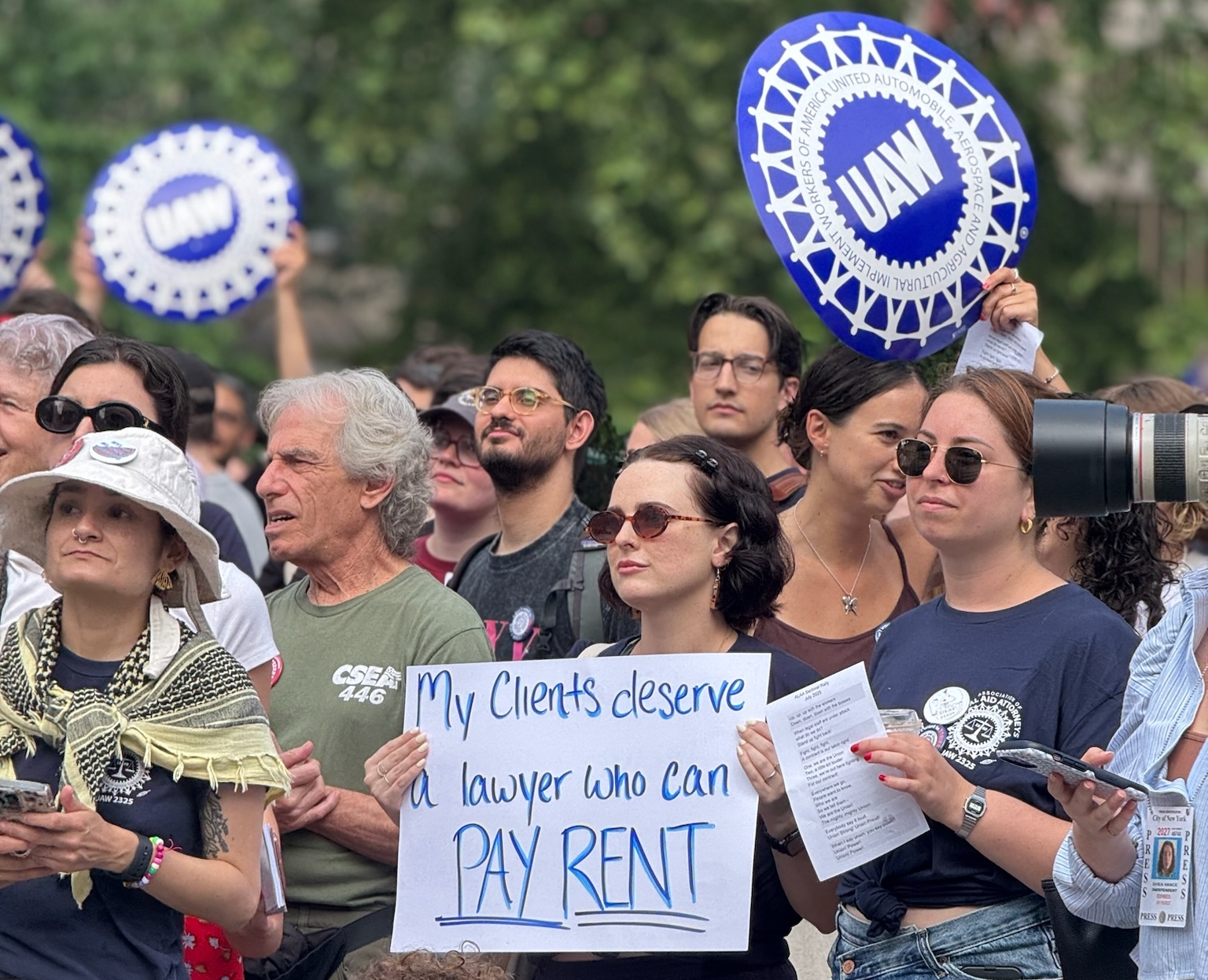 Legal Services Workers Strike for Better Funding and Support in NYC ...