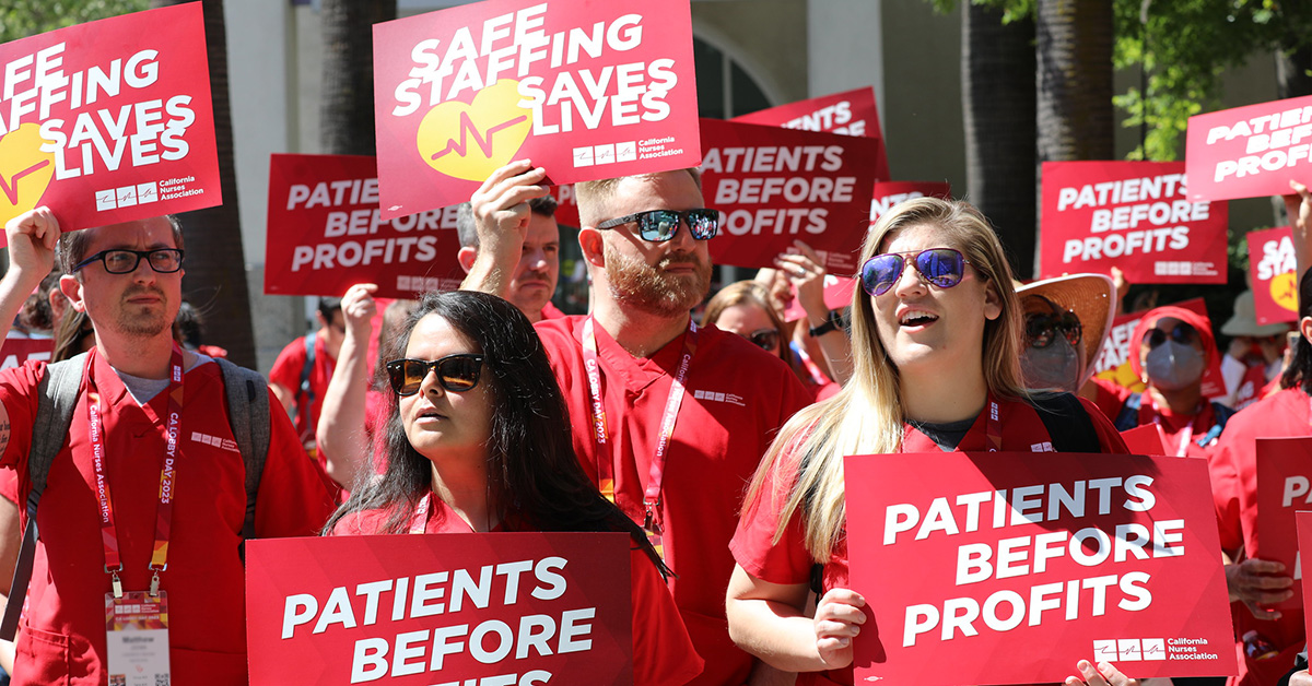 California Nurses Association Opposes Flawed Staffing Proposal for APHs ...